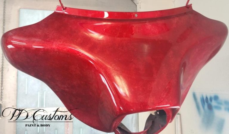 red marble paint job Asheville - TD Customs